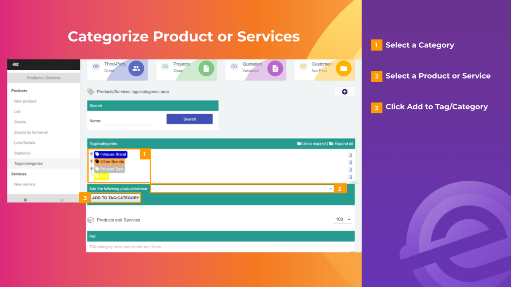 How to Categorize Products and Services – MYERP Knowledge Base