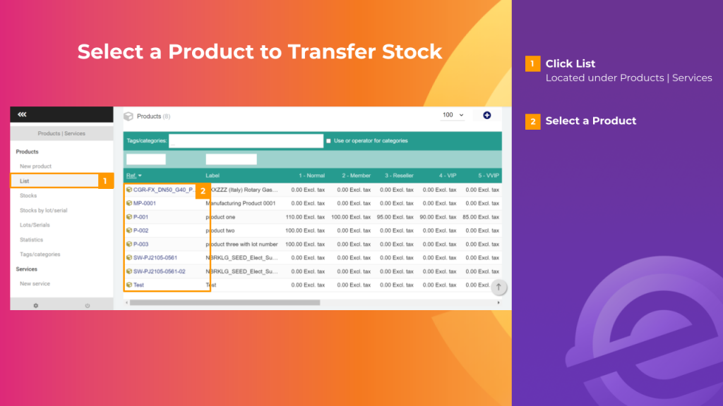 How to Transfer Products to Another Location – MYERP Knowledge Base