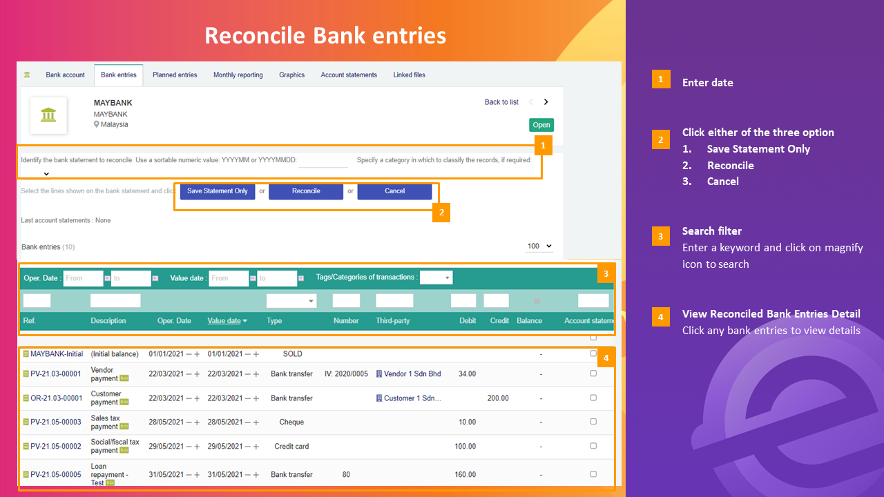Getting Familiar with Bank & Cash Module – MYERP Knowledge Base