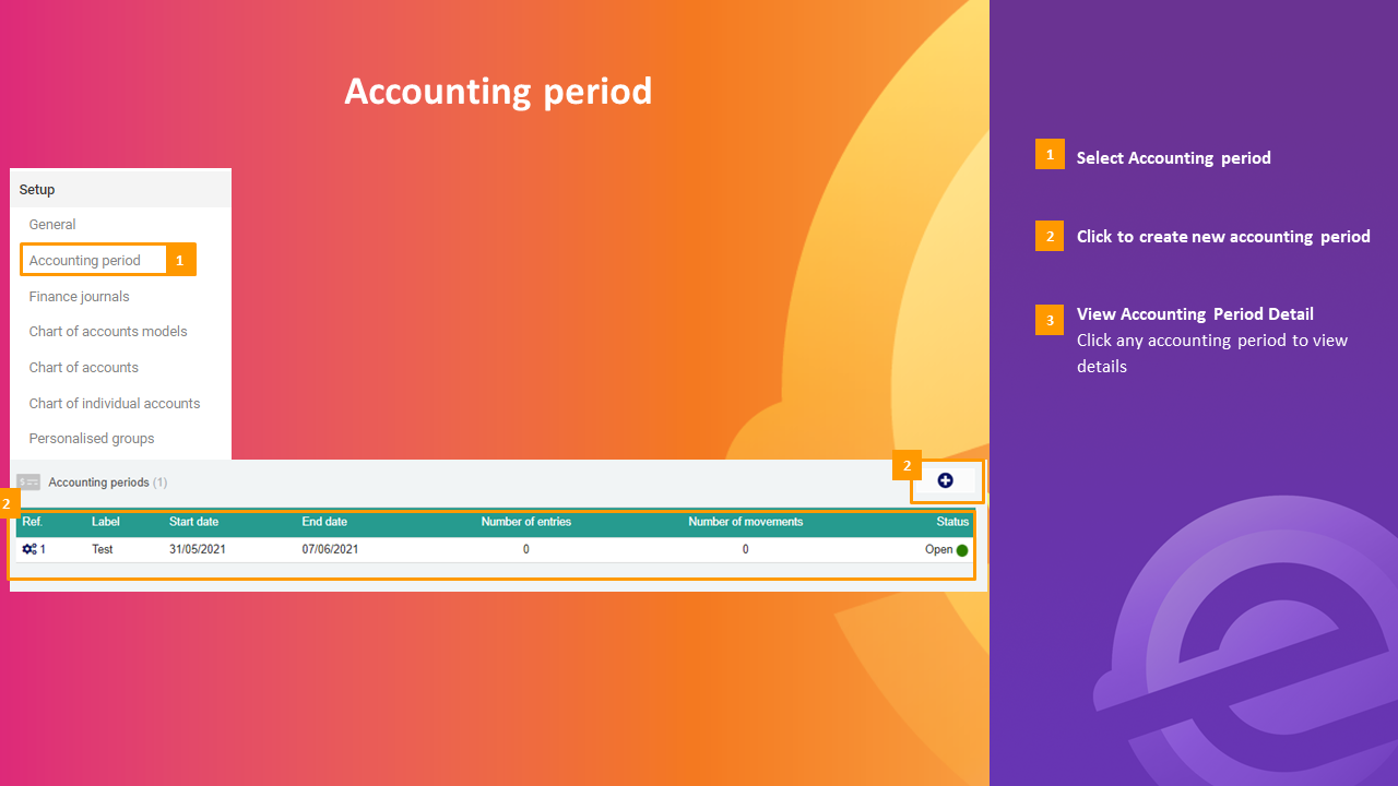 How to Setup Accounting Period – MYERP Knowledge Base
